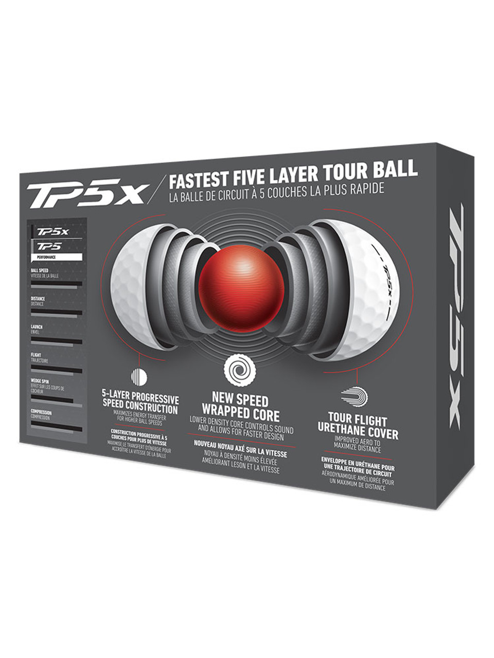 TaylorMade TP5x Golf Balls | GolfBox